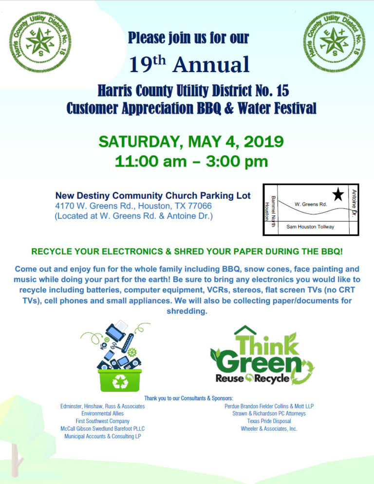 Customer Appreciation BBQ and Water Festival – Harris County Utility ...